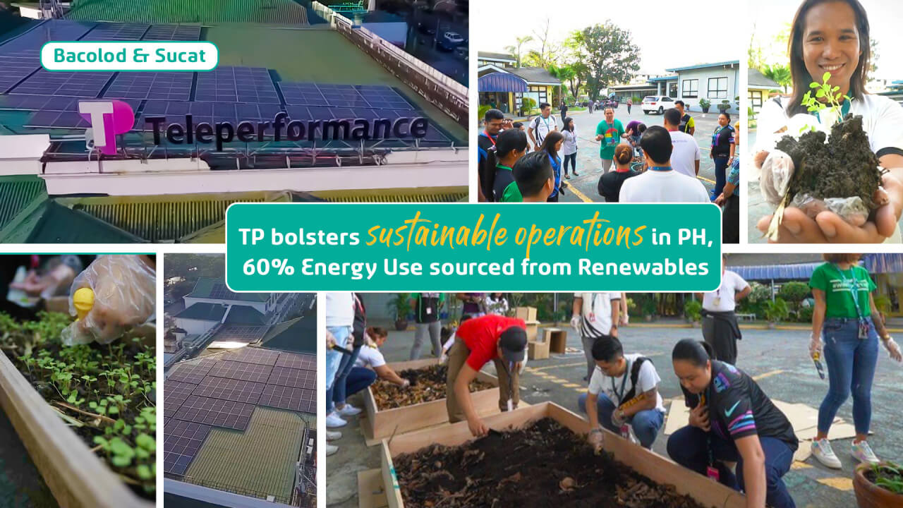 Teleperformance Ph Surpasses 60 Renewable Energy Use Boosts Sustainability Commitment